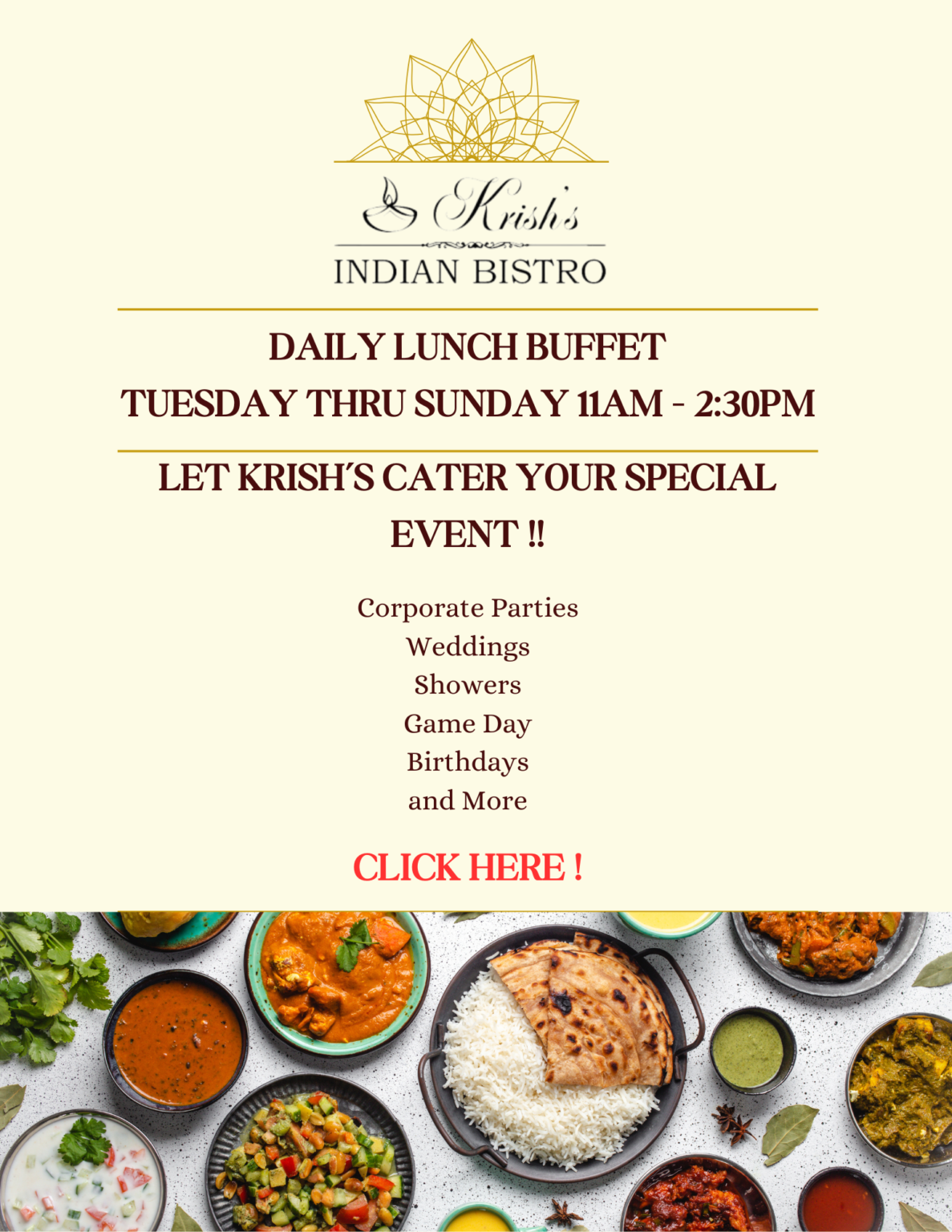 Home - Krish's Indian Bistro